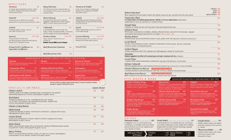 Menu – Kabab City